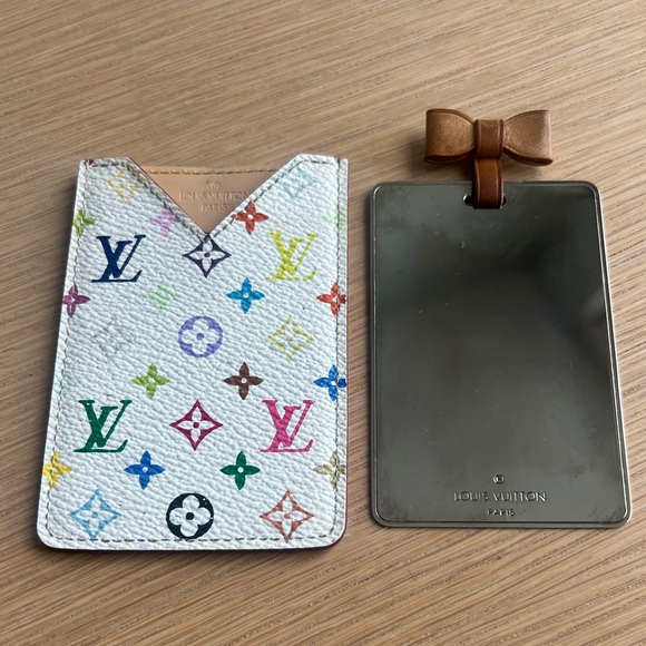 Louis Vuitton | Accessories | Louis Vuitton Compact Mirror In White ...